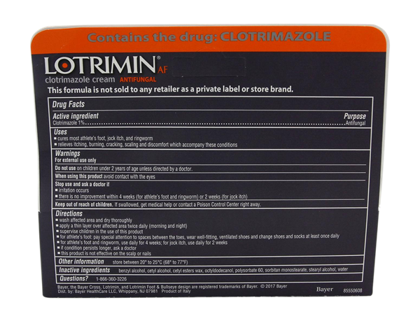 Lotrimin Clotrimazole Cream, For Athlete's Foot, Antifungal | Hy-Vee ...